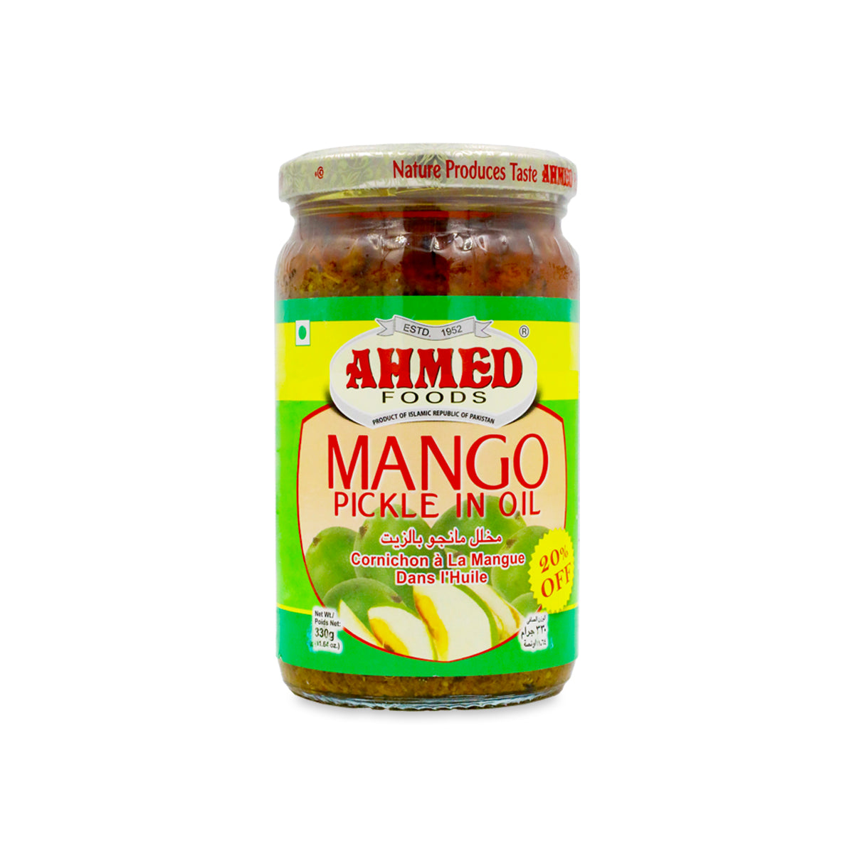 Buy Ahmed Mango Pickle 330G - Pakistan Supermarket UAE