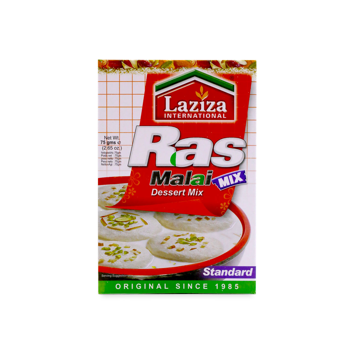Buy Laziza Rasmalai Mix (Standard) 75G - Pakistan Supermarket UAE