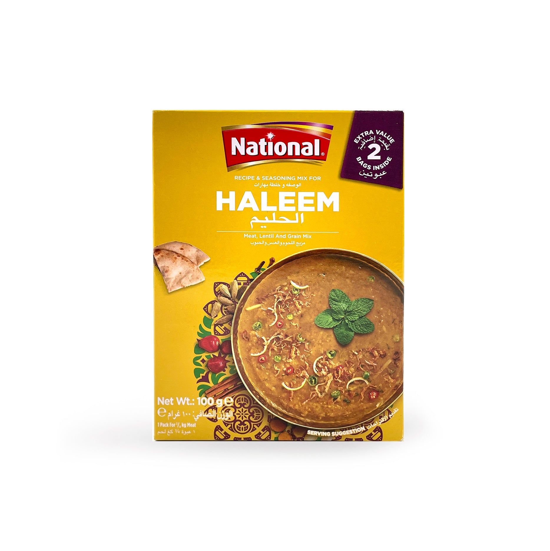 Buy National Spice Mix Haleem 100G (2Bags) - Pakistan Supermarket UAE