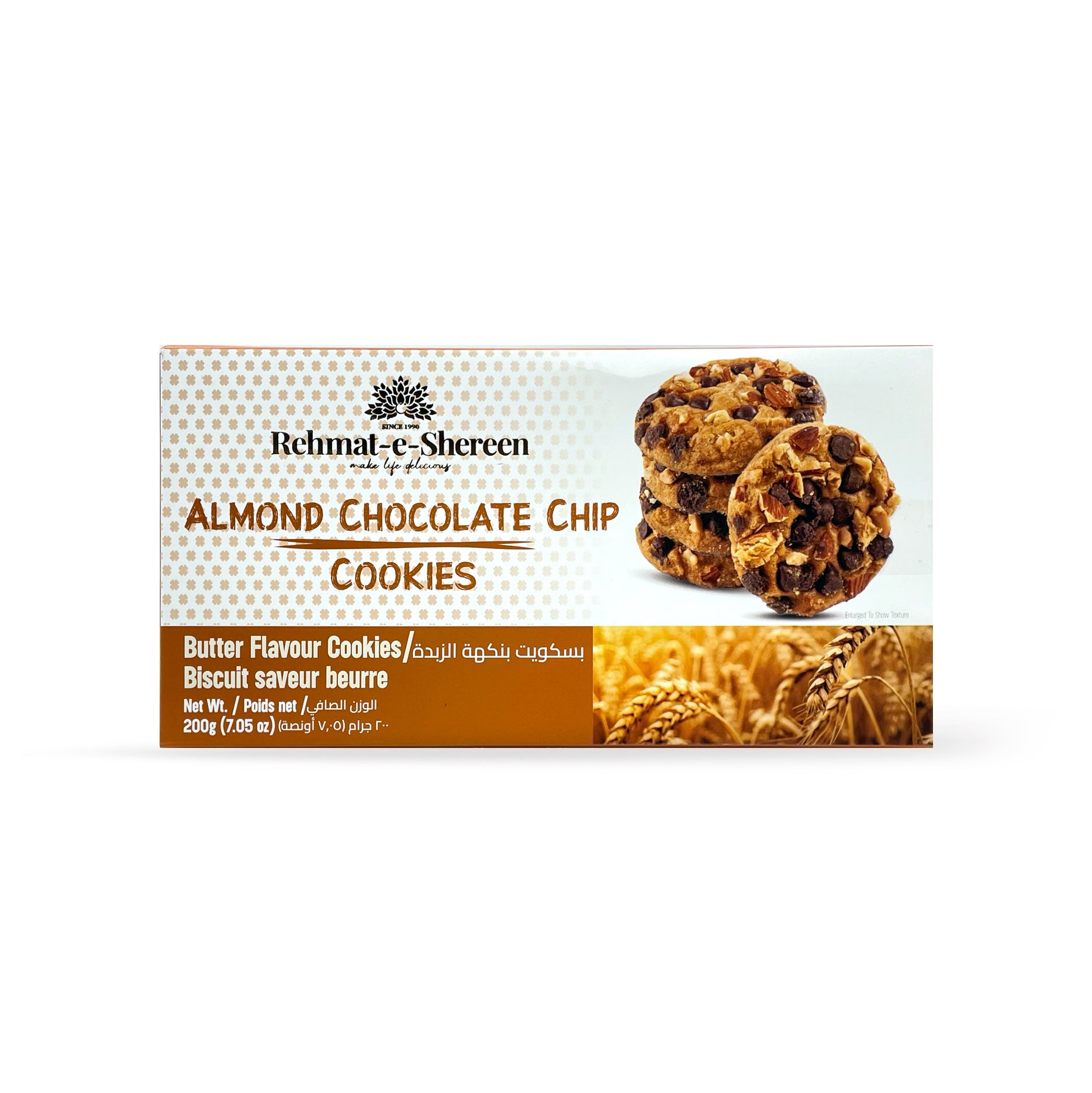 Buy Rehmat E Shereen Almond Chocolate Chip Cookies 200G - Pakistan ...