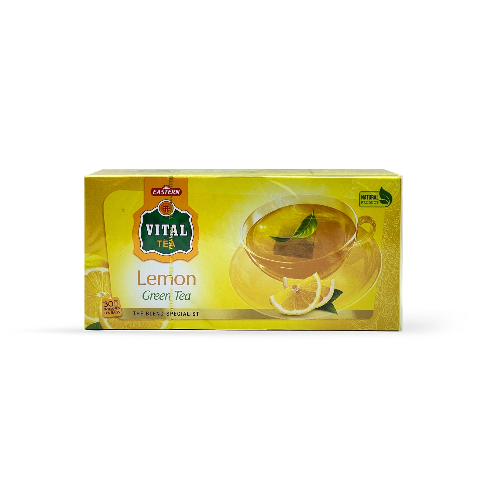 Buy Vital Lemon Green Tea Box (30 Tea Bags) - Pakistan Supermarket UAE