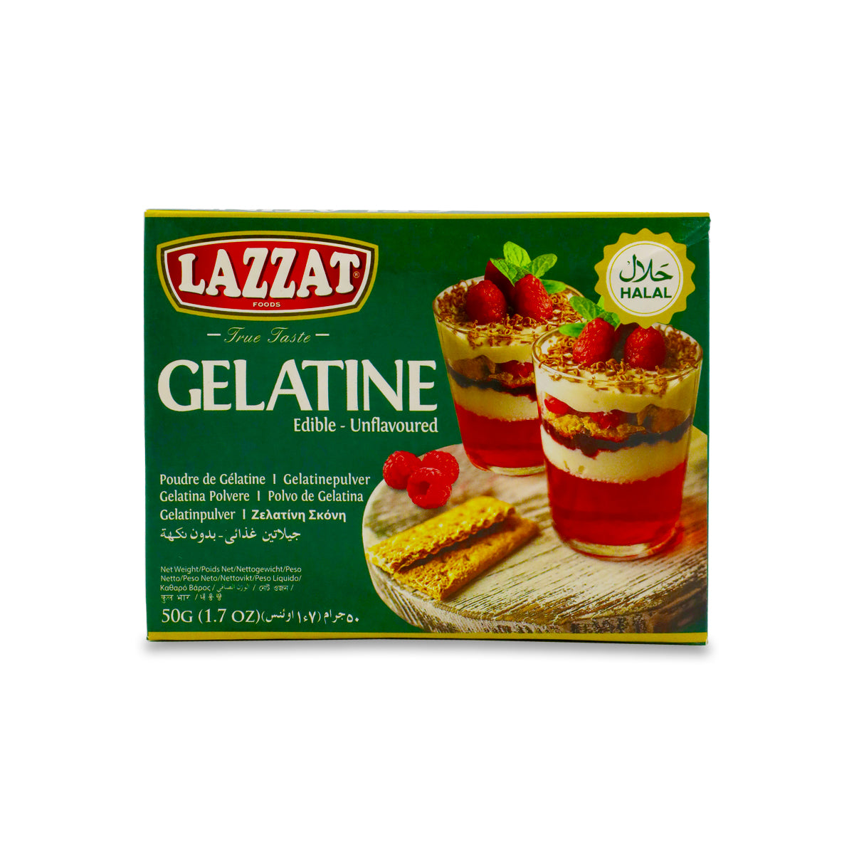 Buy Lazzat Gelatine 50G - Pakistan Supermarket UAE