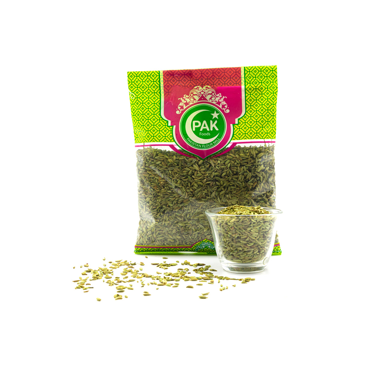 Buy Pak Food Fennel Seeds (Sabaz Sounf) Green 100G - Pakistan ...