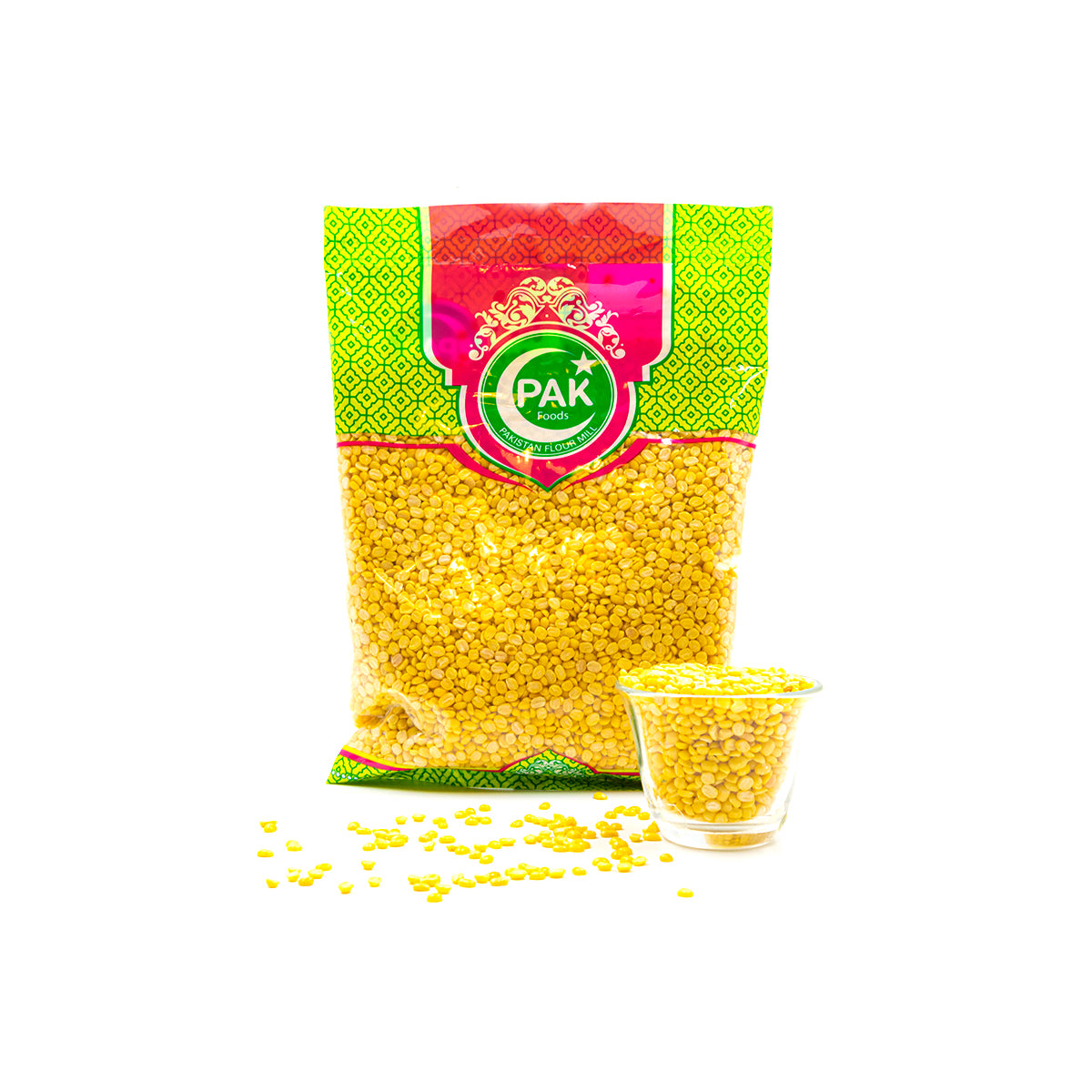 Buy Pak Food Yellow Lentil (Peli Moong Daal) 500G - Pakistan ...